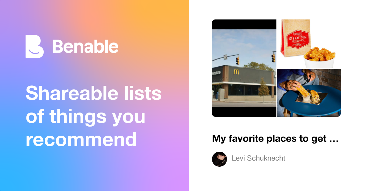 My favorite places to get cheap meals