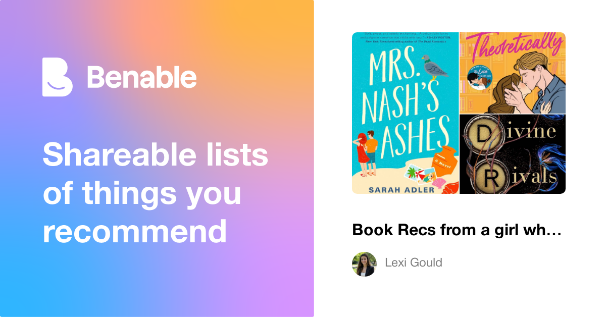 Book Recs from a girl who read 30 books in 2025!
