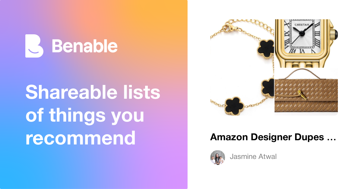 Amazon Designer Dupes that also make great Holiday Gifts that I would ...