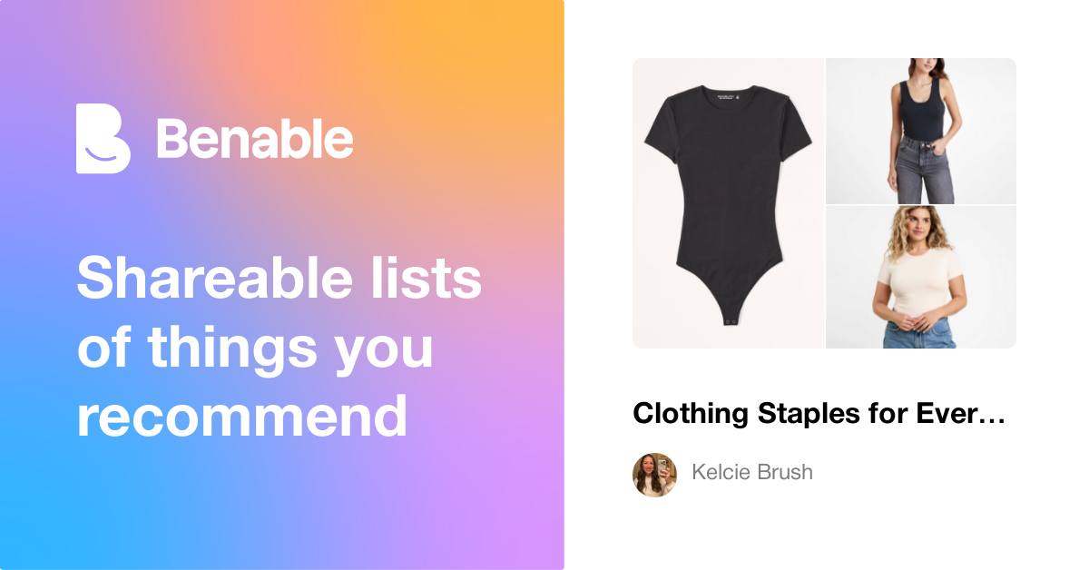 Clothing Staples for Every Wardrobe