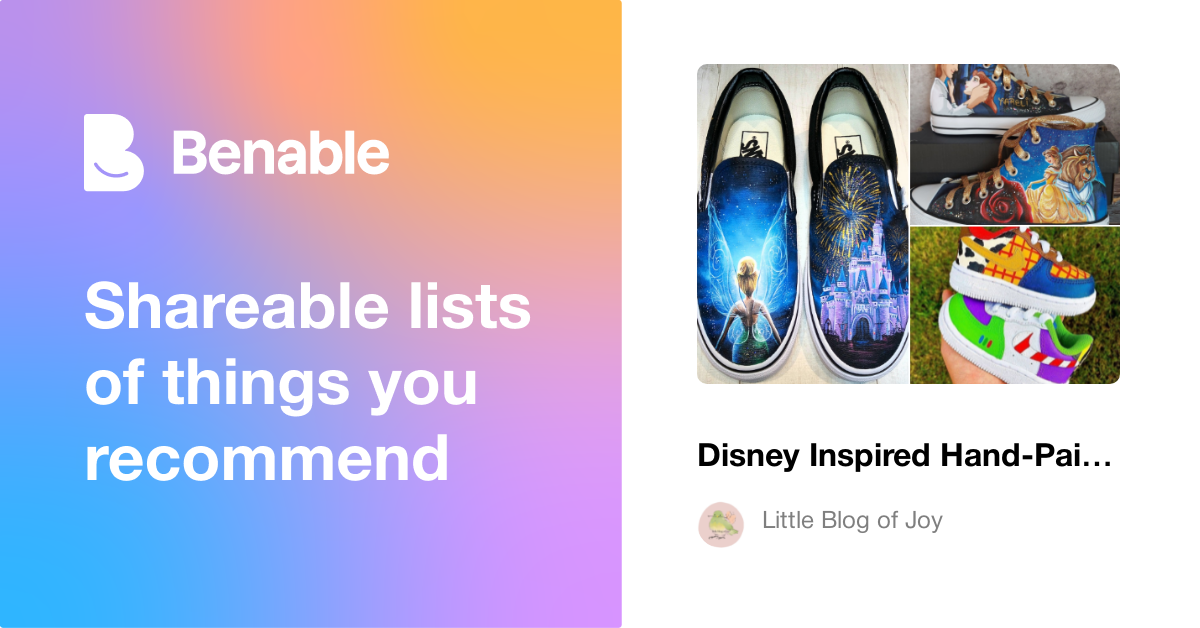 Disney Inspired Hand-Painted Shoes