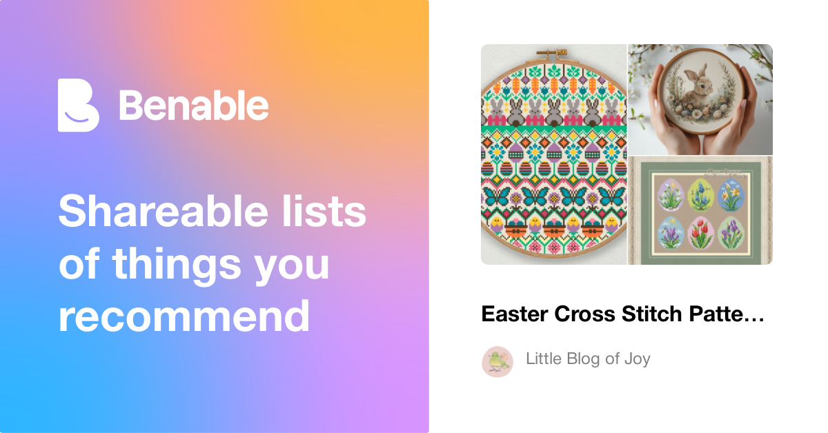 Easter Cross Stitch Patterns: Festive & Fun Designs