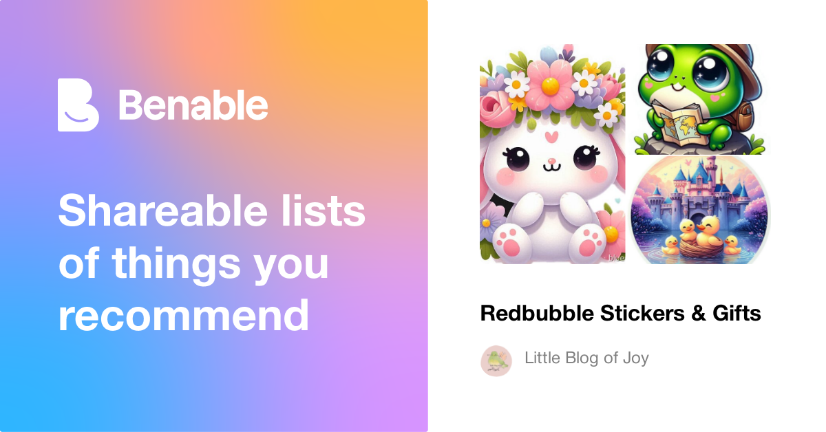 Redbubble Stickers & Gifts