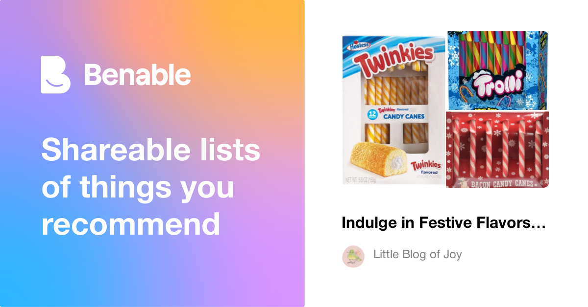 Indulge in Festive Flavors: Unique Candy Canes