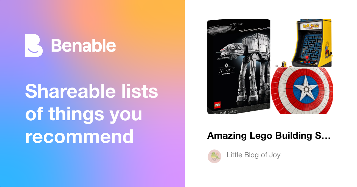 Amazing Lego Building Sets