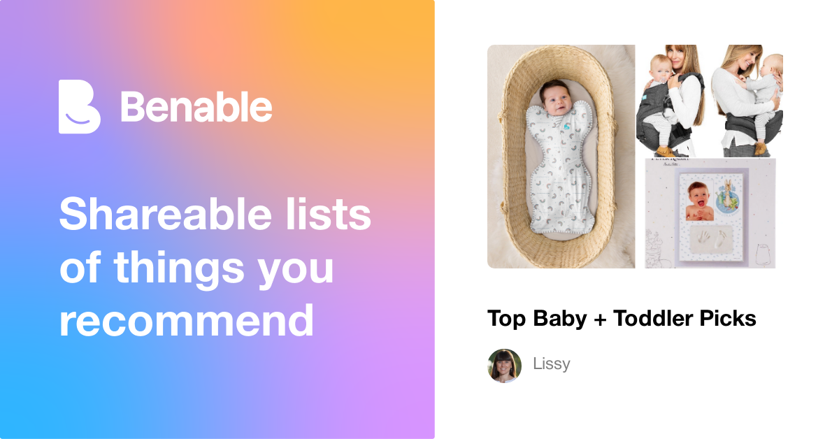 Top Baby + Toddler Picks