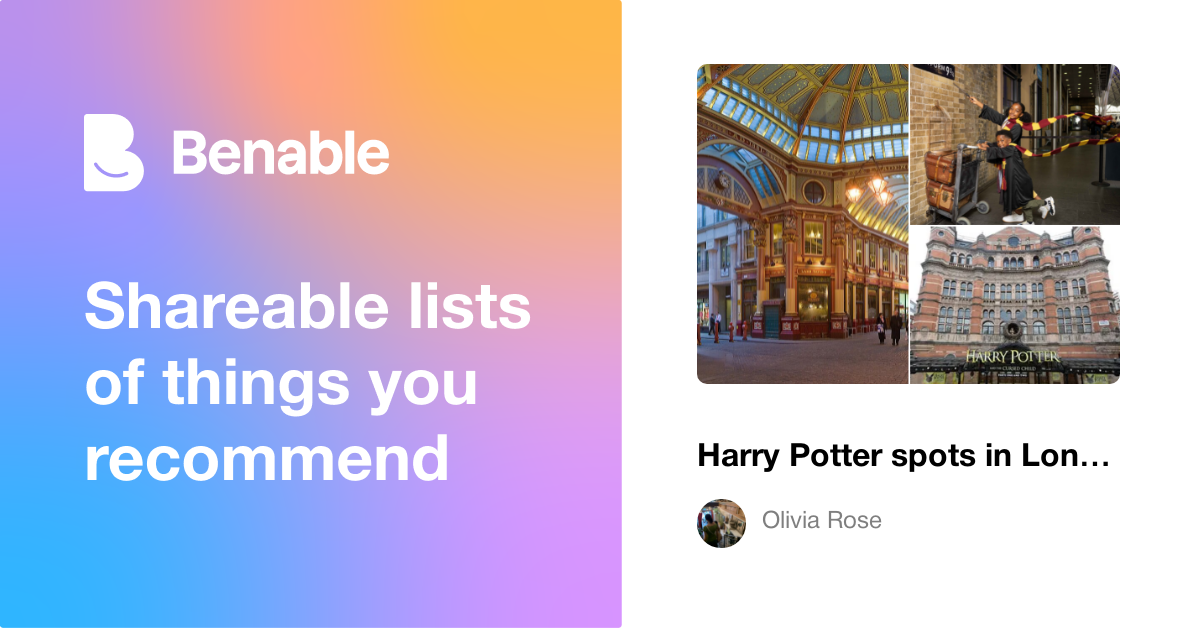 Harry Potter spots in London for fans to visit