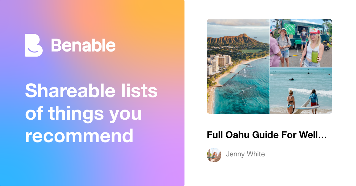 Full Oahu Guide For Wellness Lovers