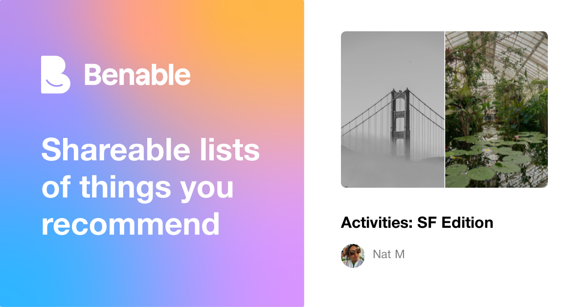 Activities: SF Edition