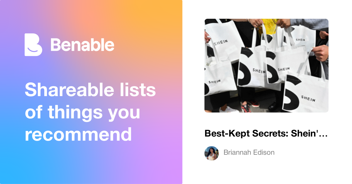 Best-Kept Secrets: Shein's Hidden Shops