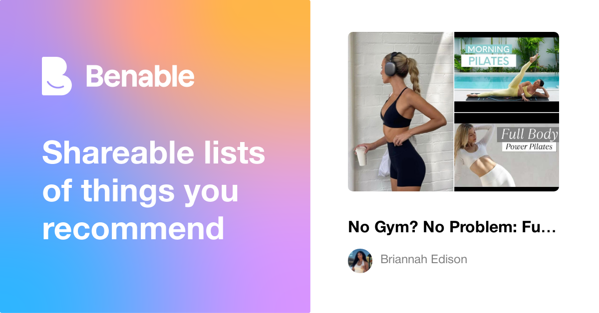 No Gym? No Problem: Fun Workouts from Home