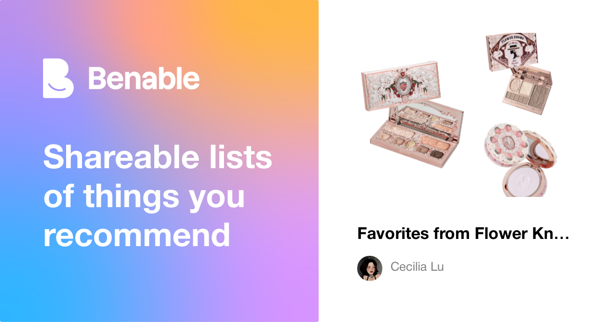 Favorites from Flower Knows 𐙚⋆°🦢｡⋆♡