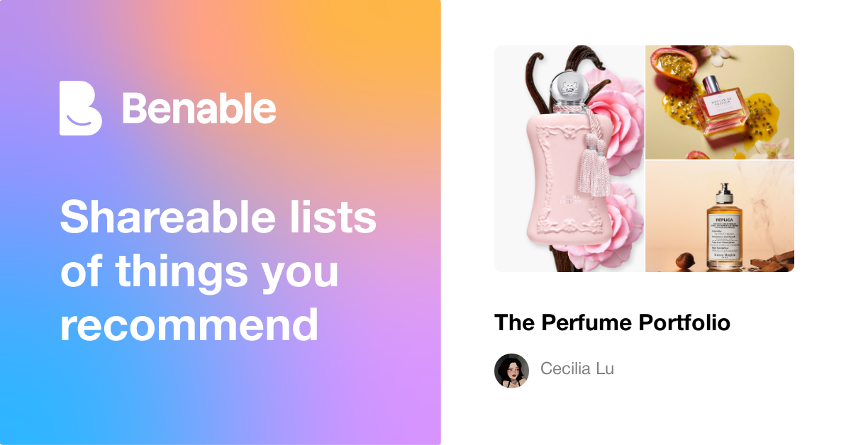 The Perfume Portfolio