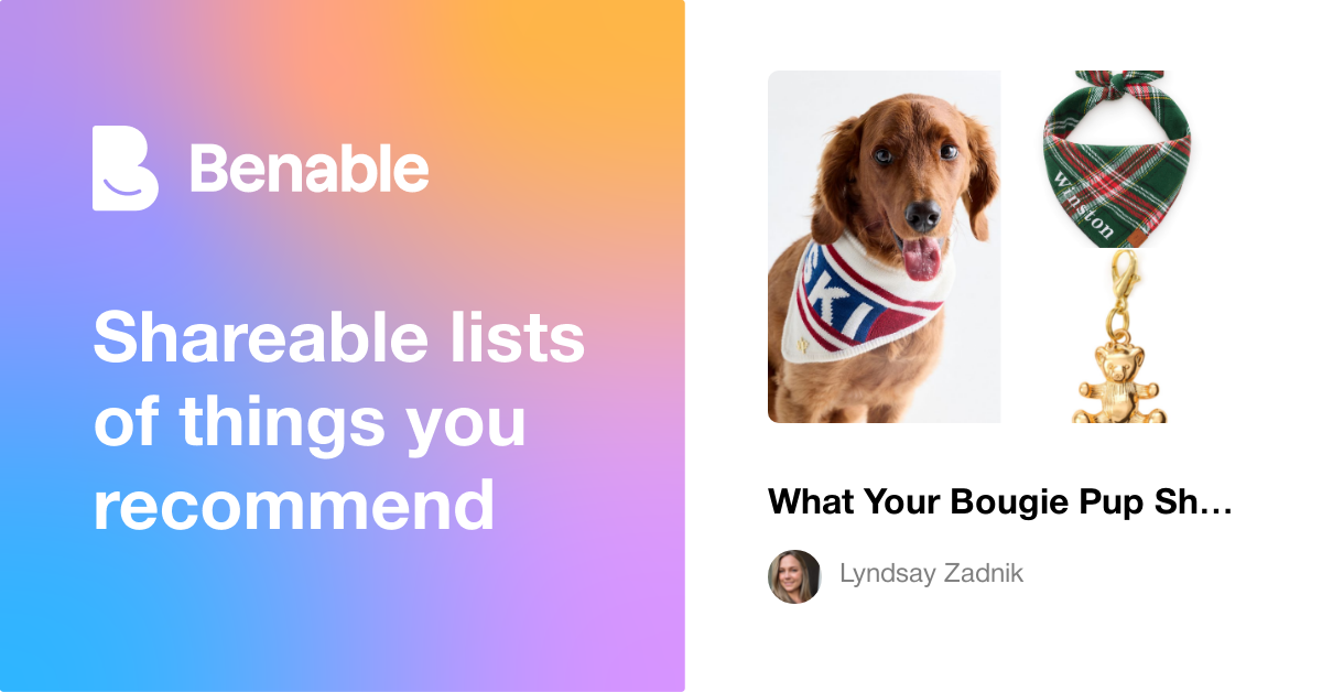 What Your Bougie Pup Should Be Wearing & Using This Winter 🐾