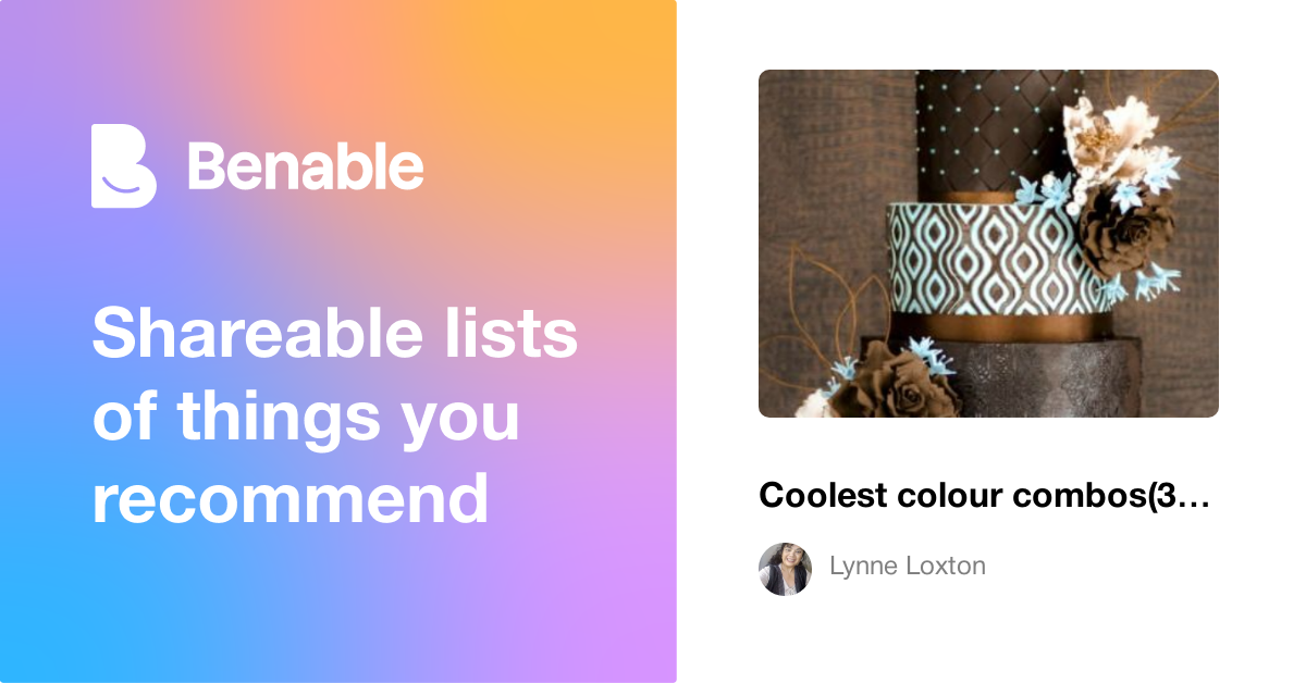Coolest colour combos(3) Pale Blue and brown