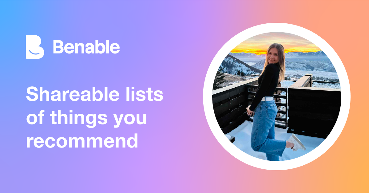 Everything @maddieskye (Maddie Cleary) recommends - Benable