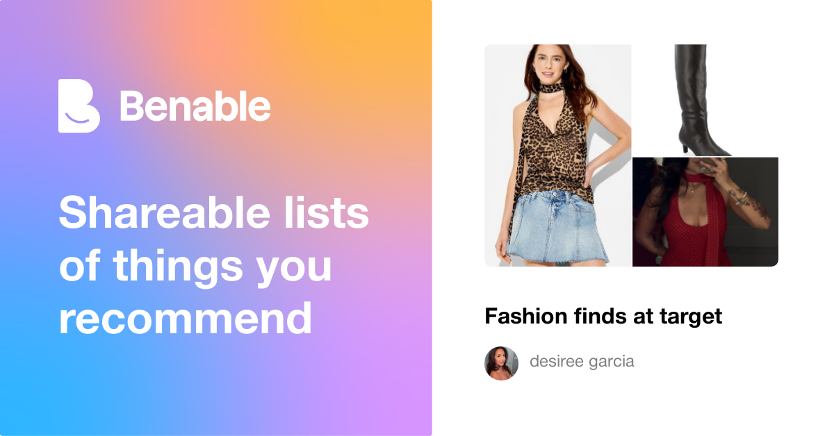 Fashion finds at target