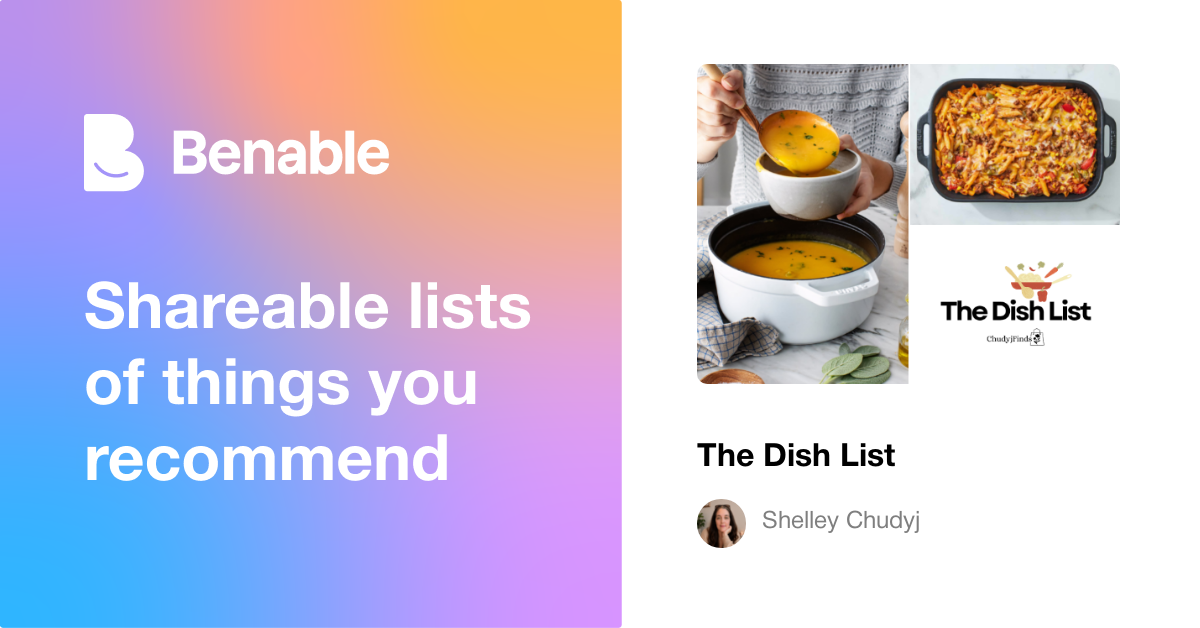 The Dish List
