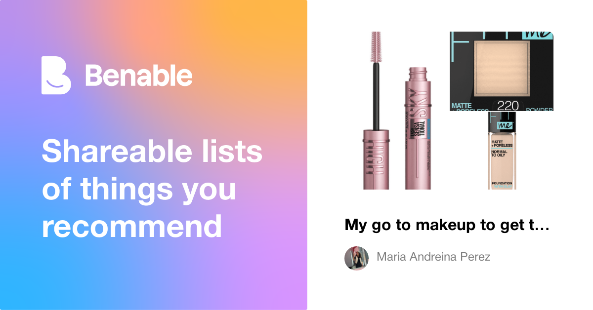 My go to makeup to get the best clean girl look!