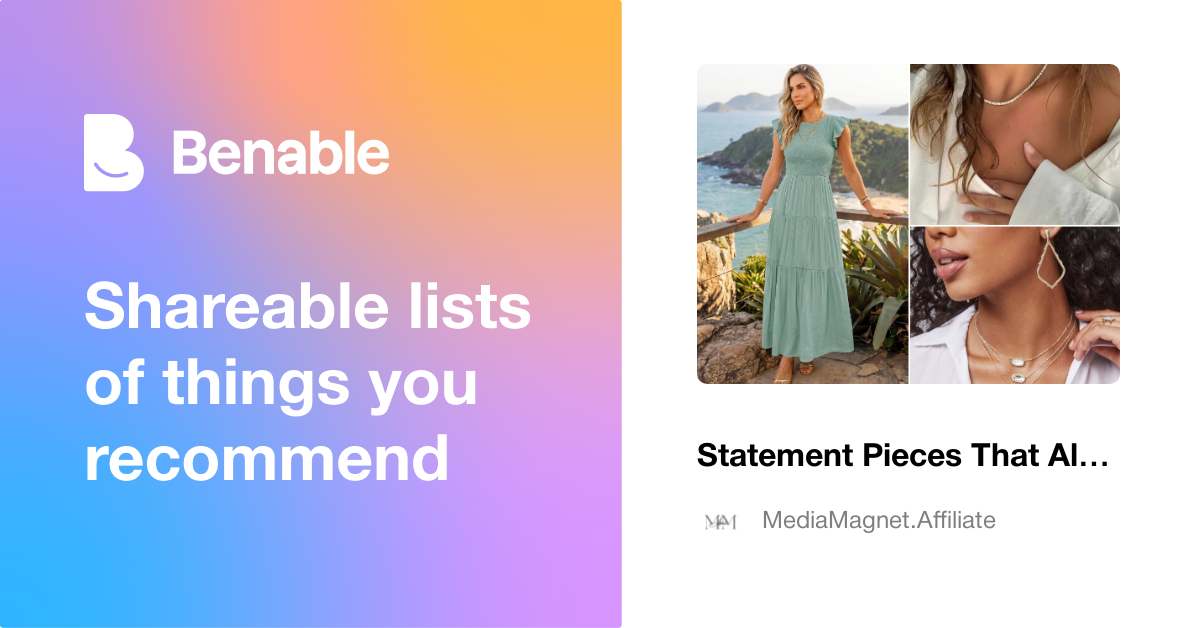 Statement Pieces That Always Get Compliments