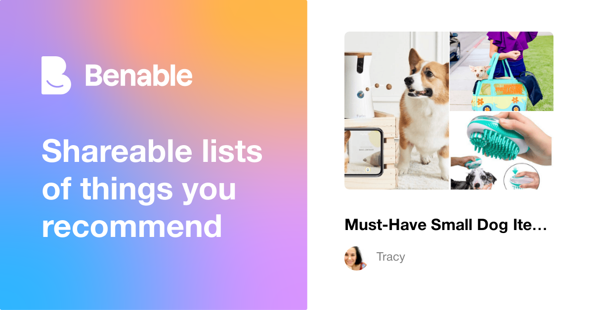 Must-Have Small Dog Items!