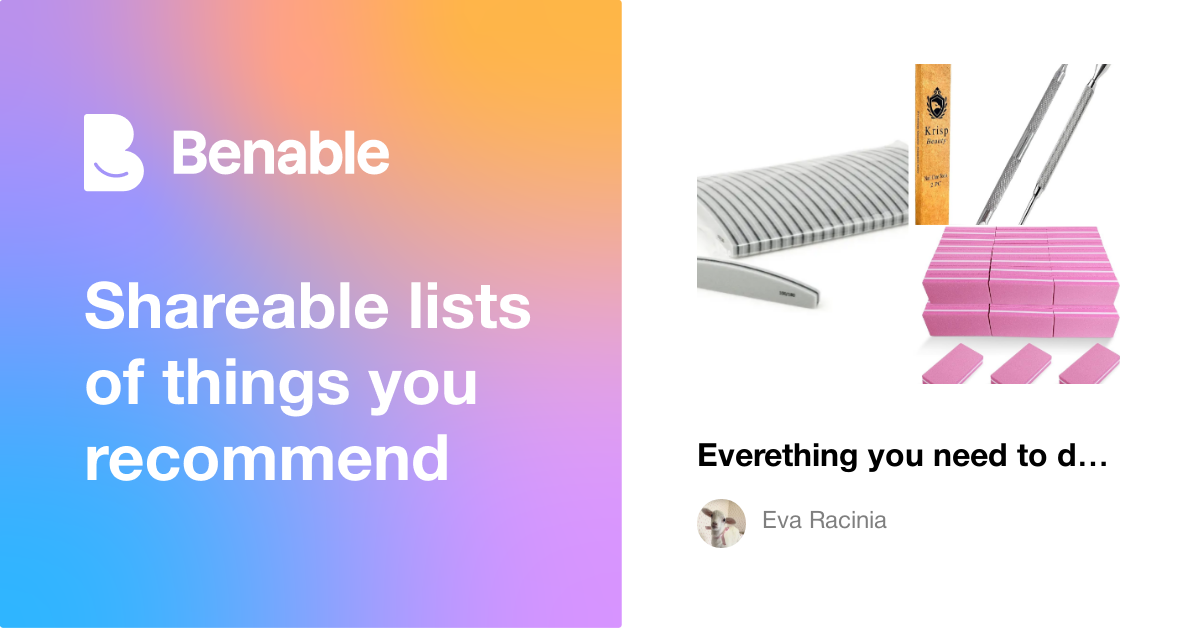 Everething you need to do your nails at home