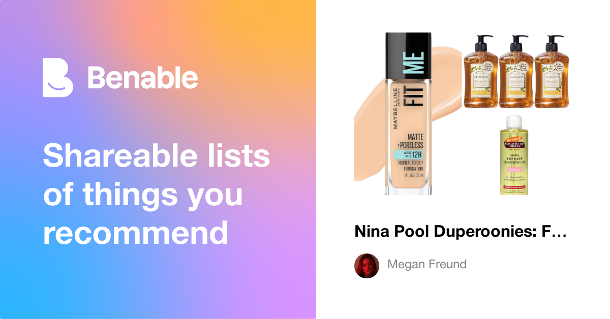 Nina Pool Duperoonies: Full List