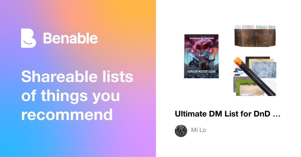 Ultimate DM List for DnD Must Haves & Accessories for 2025