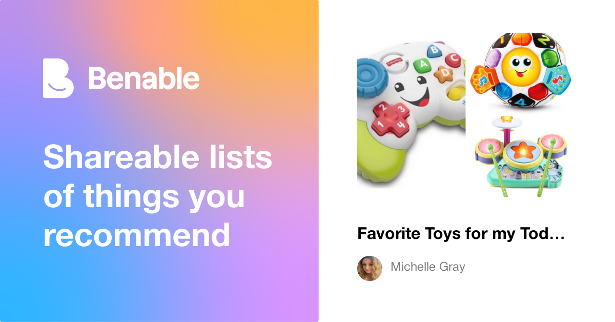 Favorite Toys for my Toddler Grandbaby