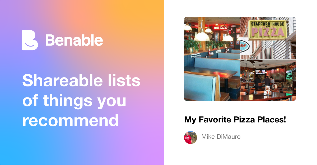My Favorite Pizza Places!