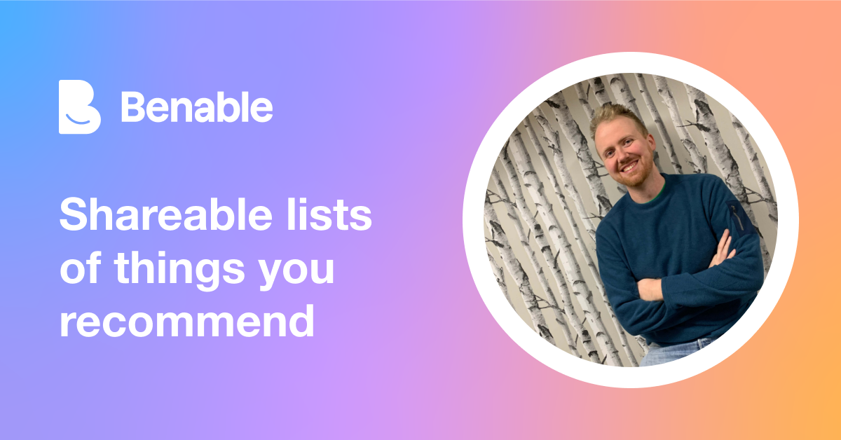 Everything @milesperhoward (Miles Howard) recommends - Benable