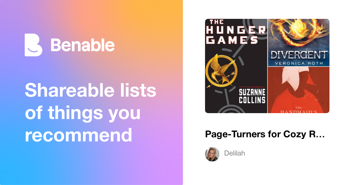 Page-Turners for Cozy Reading Nights