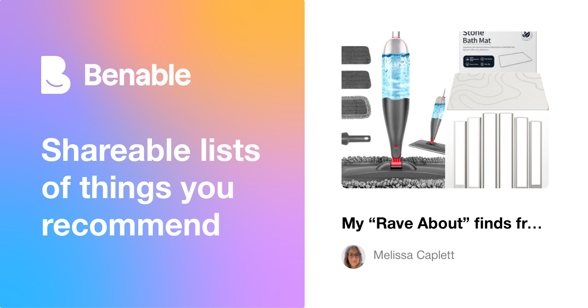 My “Rave About” finds from Amazon