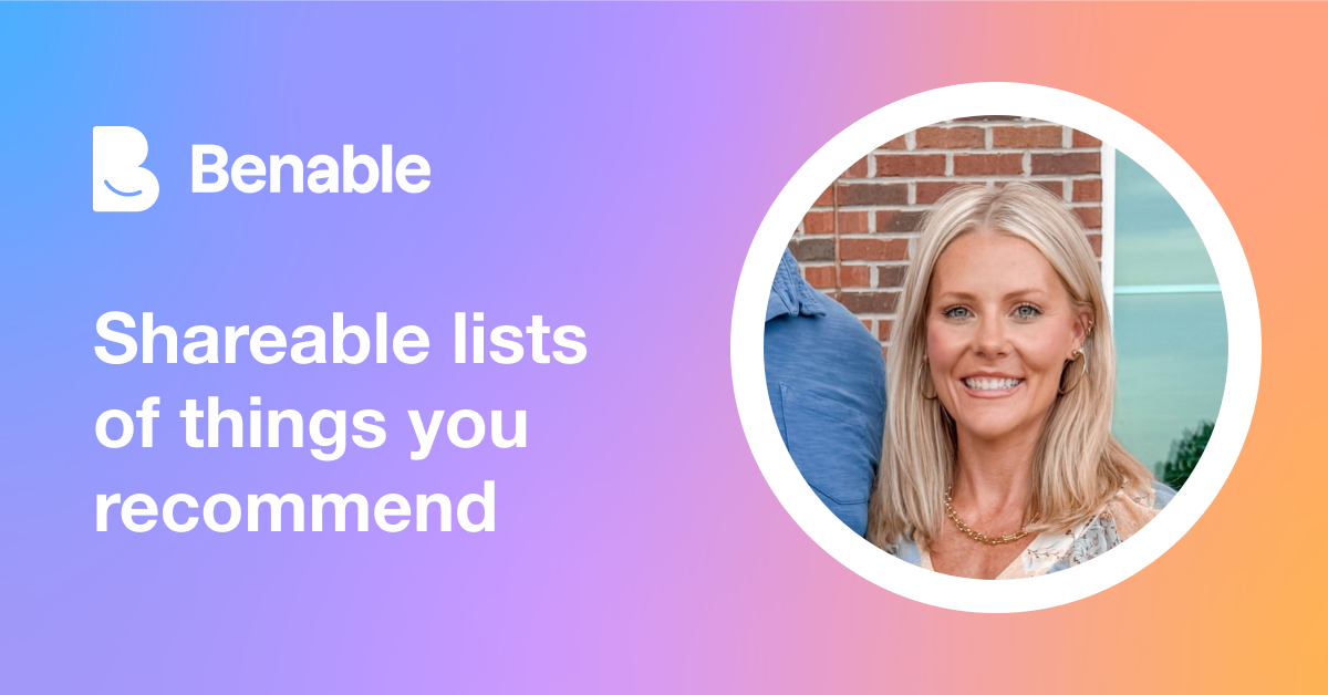 Everything @mistymahaffey (Misty) recommends - Benable