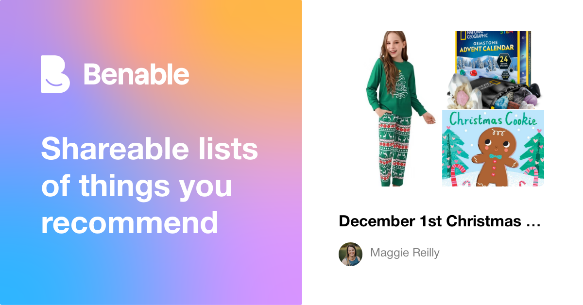 December 1st Christmas Box Ideas