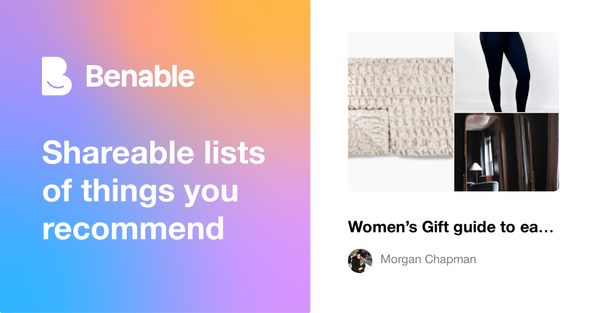 Women’s Gift guide to easy access gifts that are for every female in ...