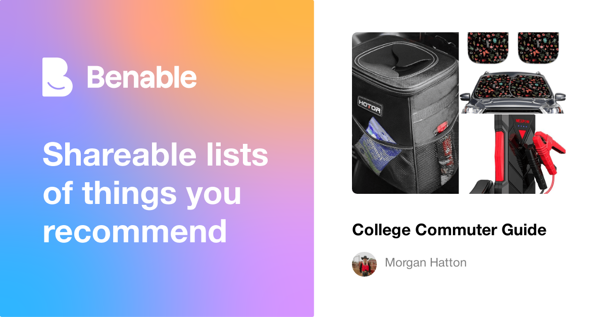 College Commuter Guide
