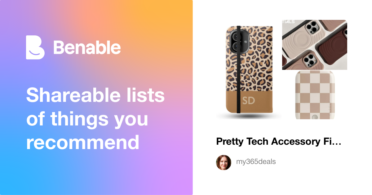 Pretty Tech Accessory Finds