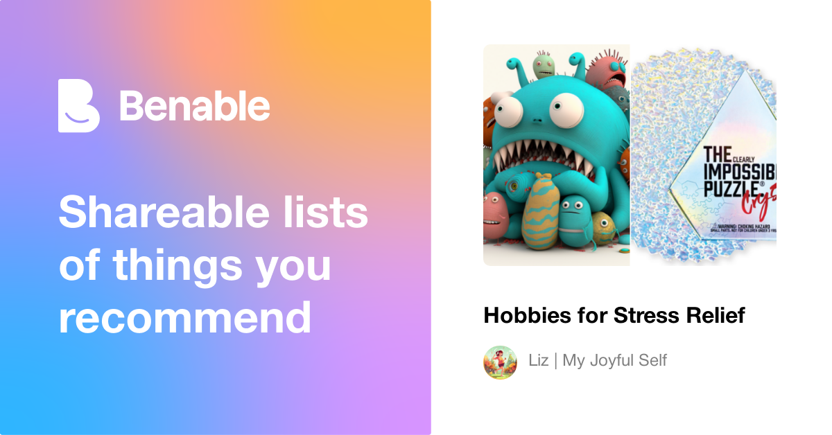 Hobbies for Stress Relief