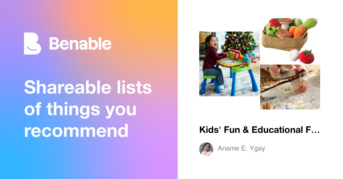Kids' Fun & Educational Finds