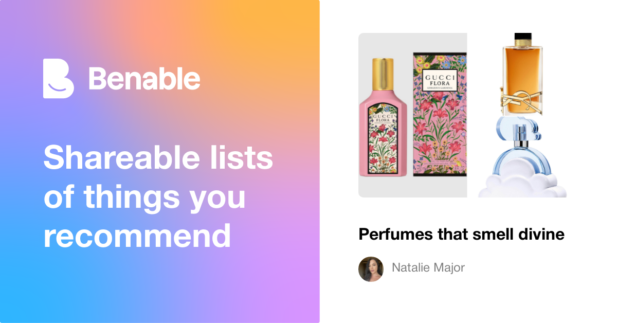Perfumes that smell divine