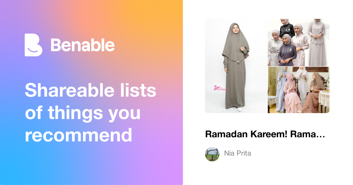 Ramadan Kareem! Ramadan Outfit Inspo for Woman
