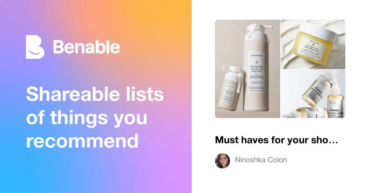 Must haves for your shower routine 🚿