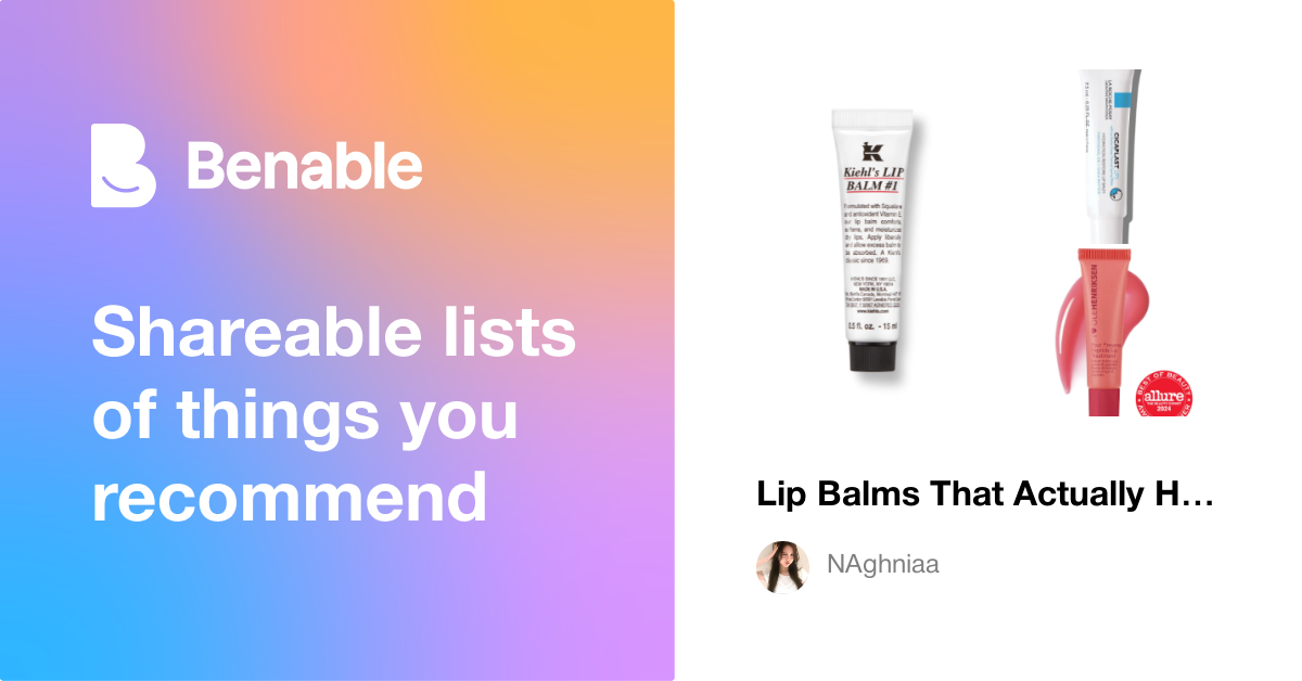Lip Balms That Actually Healed My Lips