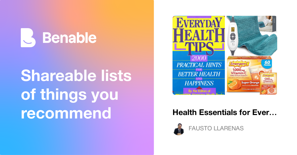 Health Essentials for Everyday Well‑Being