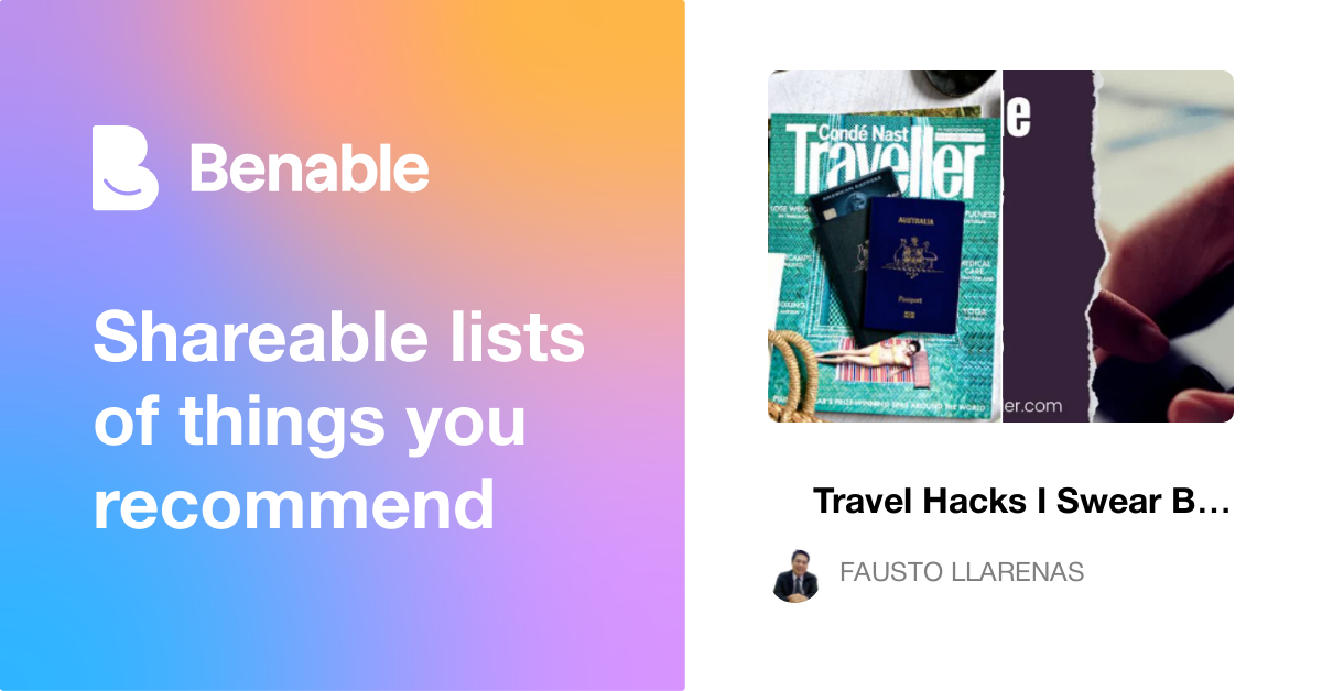 ️ Travel Hacks I Swear By – No Product Needed