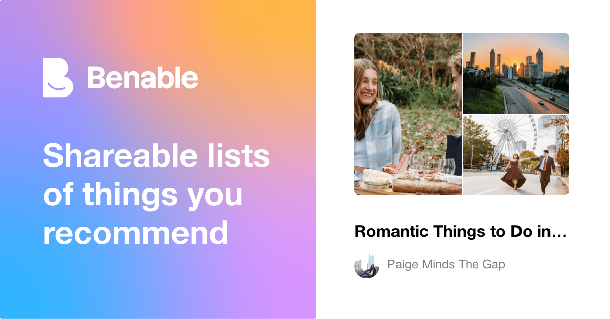 Romantic Things to Do in Atlanta 💞