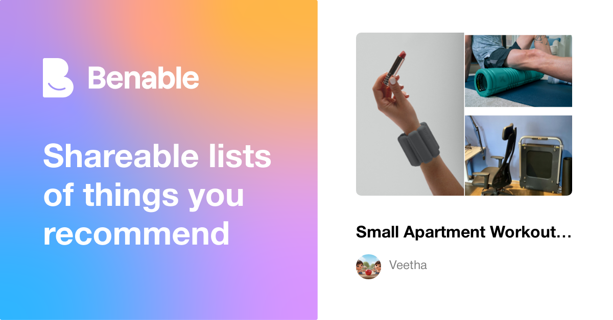 Small Apartment Workout Essentials That People Actually Buy (and Keep ...