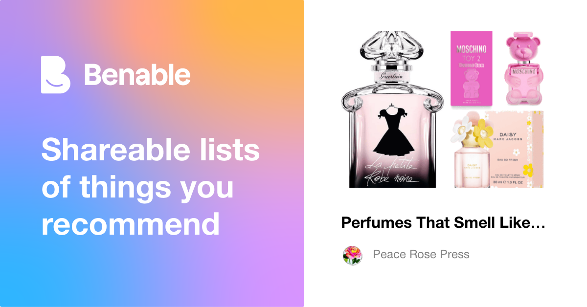 Perfumes That Smell Like 1980's & 1990's Dolls