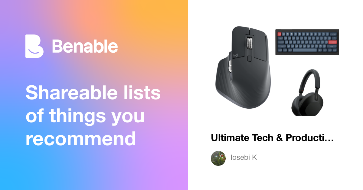 Ultimate Tech & Productivity Setup 2026